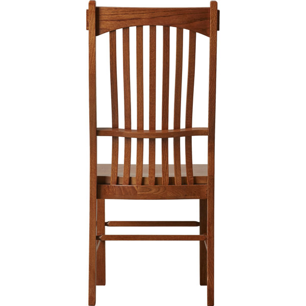 Loon Peak® Corwin Solid Wood Slat Back Side Chair In Brown And Reviews